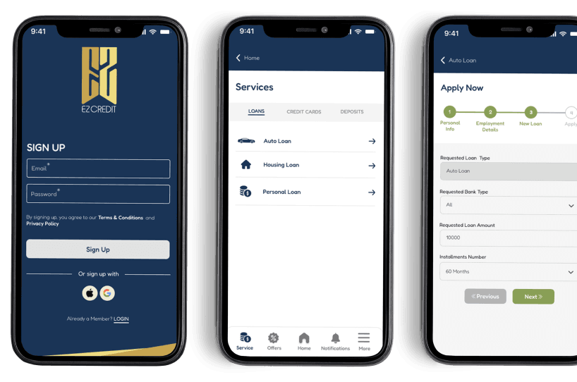 EZCredit - Dashboard